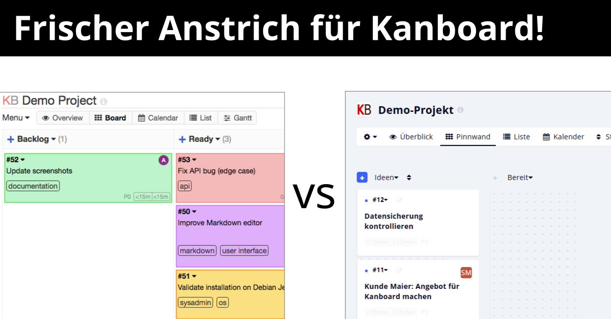 ThemeRevision for Kanboard: ein modernes Design für das schlanke Kanban ...