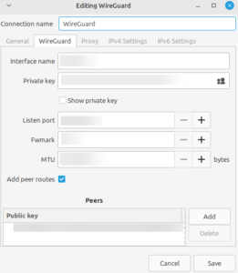 WireGuard-Connection über GUI hinzufügen (Linux Mint) - Dieter Schlosser | SCHLOSSER IT-Services